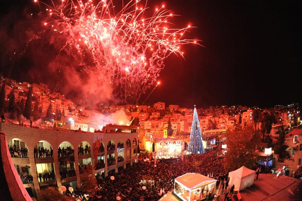 Lighting the Christmas tree at Mery's Well | | Nazareth 360° | Nazareth ...